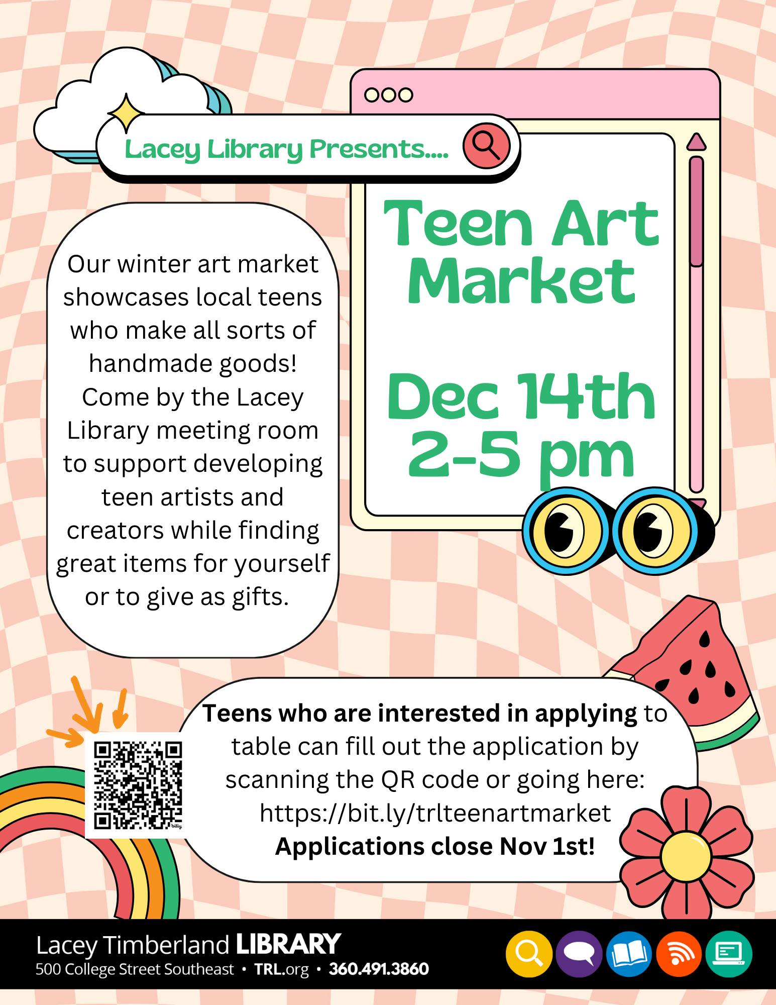 Teen Art Market | Friends of the Lacey Library